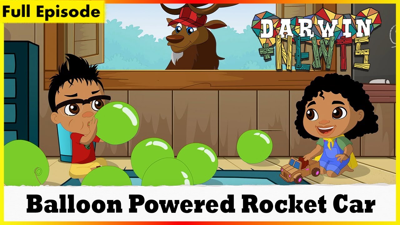 Darwin & Newts | Balloon Powered Rocket Car | Session 01 | Full Episode ...