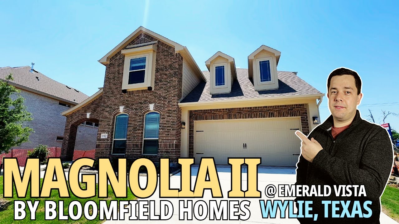 Magnolia II Plan | 3430 SF | 4 Bed | Emerald Vista | Bloomfield Homes ...