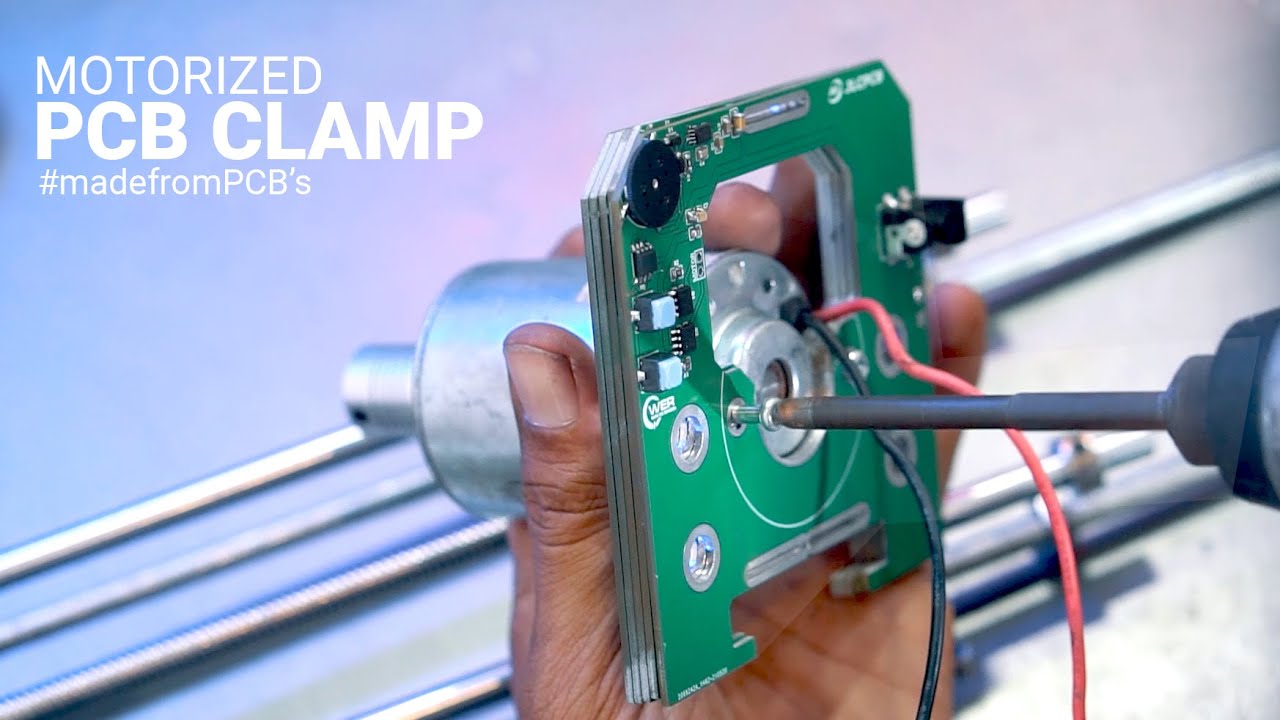 Motorized PCB Clamp - YouTube