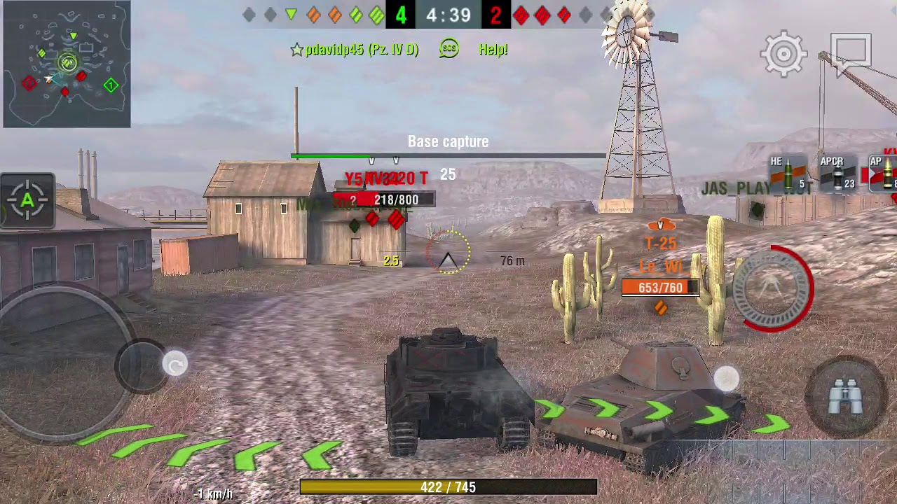 Pz V/IV 1700 damage and some ramming - YouTube