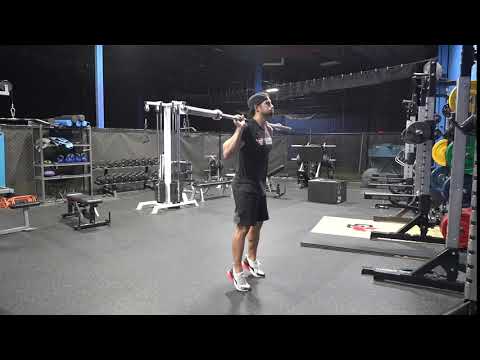 BB Squat with a Calf Raise at The End