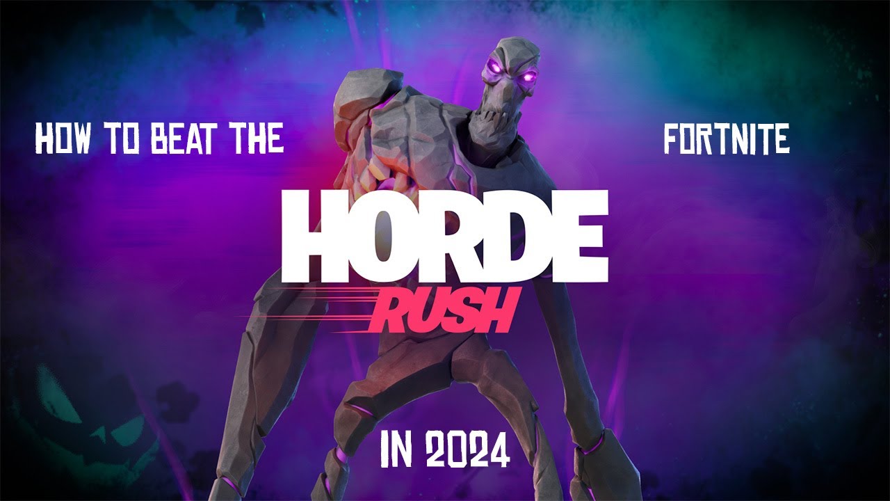 How To Beat The Fortnite Hoard Rush In 2024 Edition - YouTube