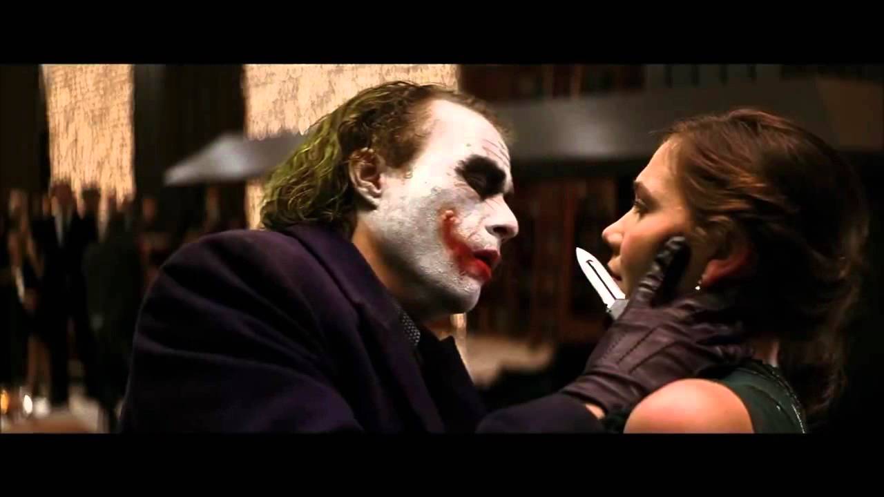 pelea de batman con guason por rachel - YouTube