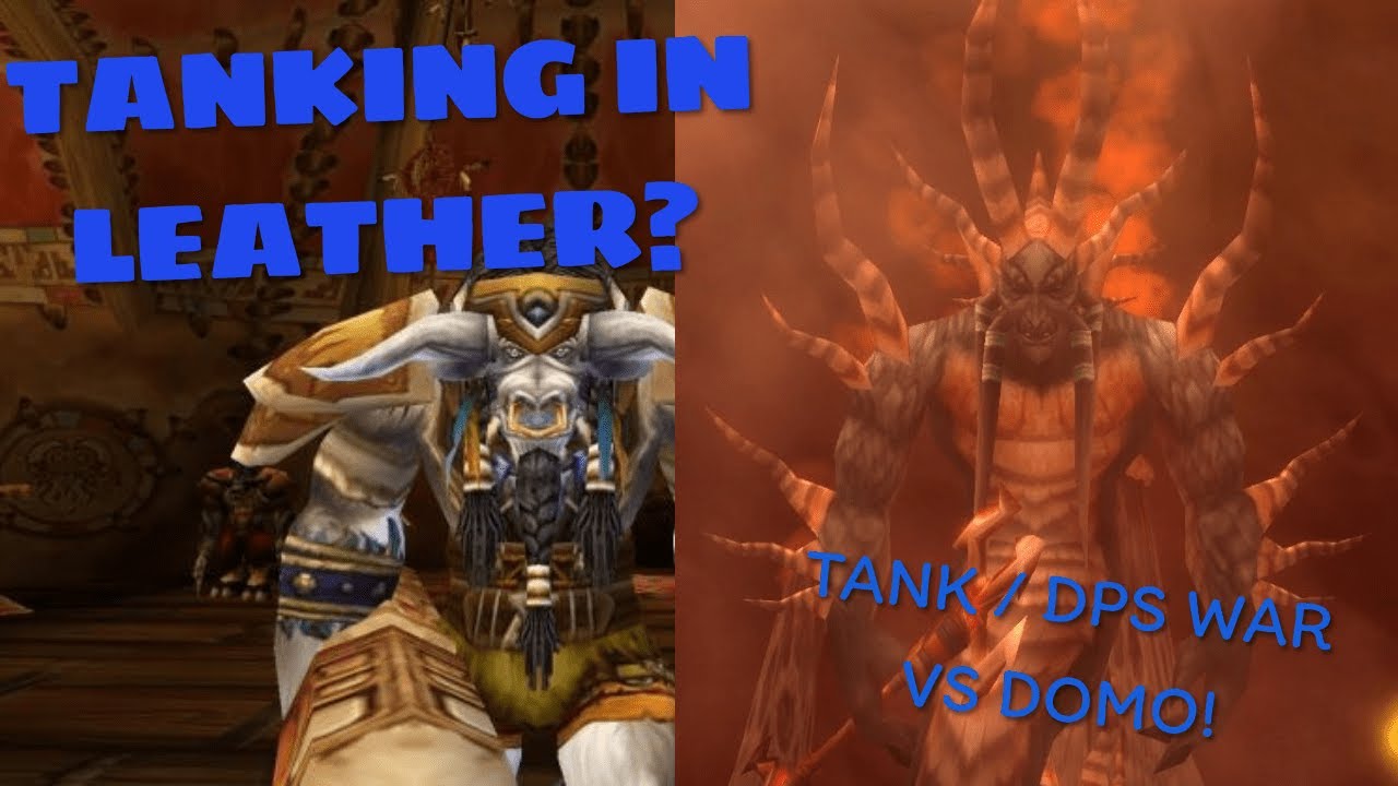 Tanking Major Domo Fight in LEATHER?! 2H Fury Warrior - Grobbulus RP ...