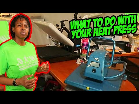How To Use Your Heat Press For Beginners - YouTube