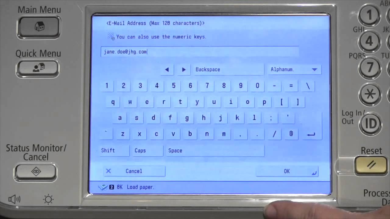 How to Add, Edit or Delete Contacts in your Canon Multifunction Device ...