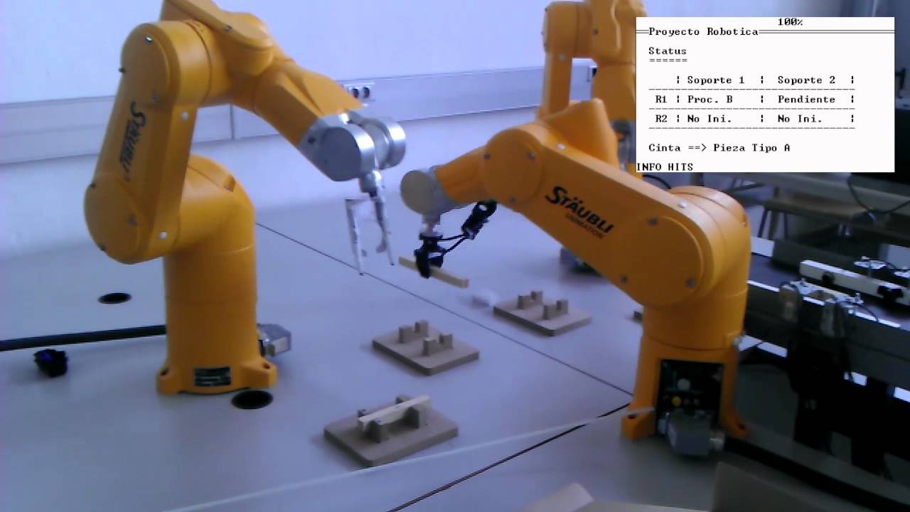 Robotica Industrial 2012 (UMA) - YouTube
