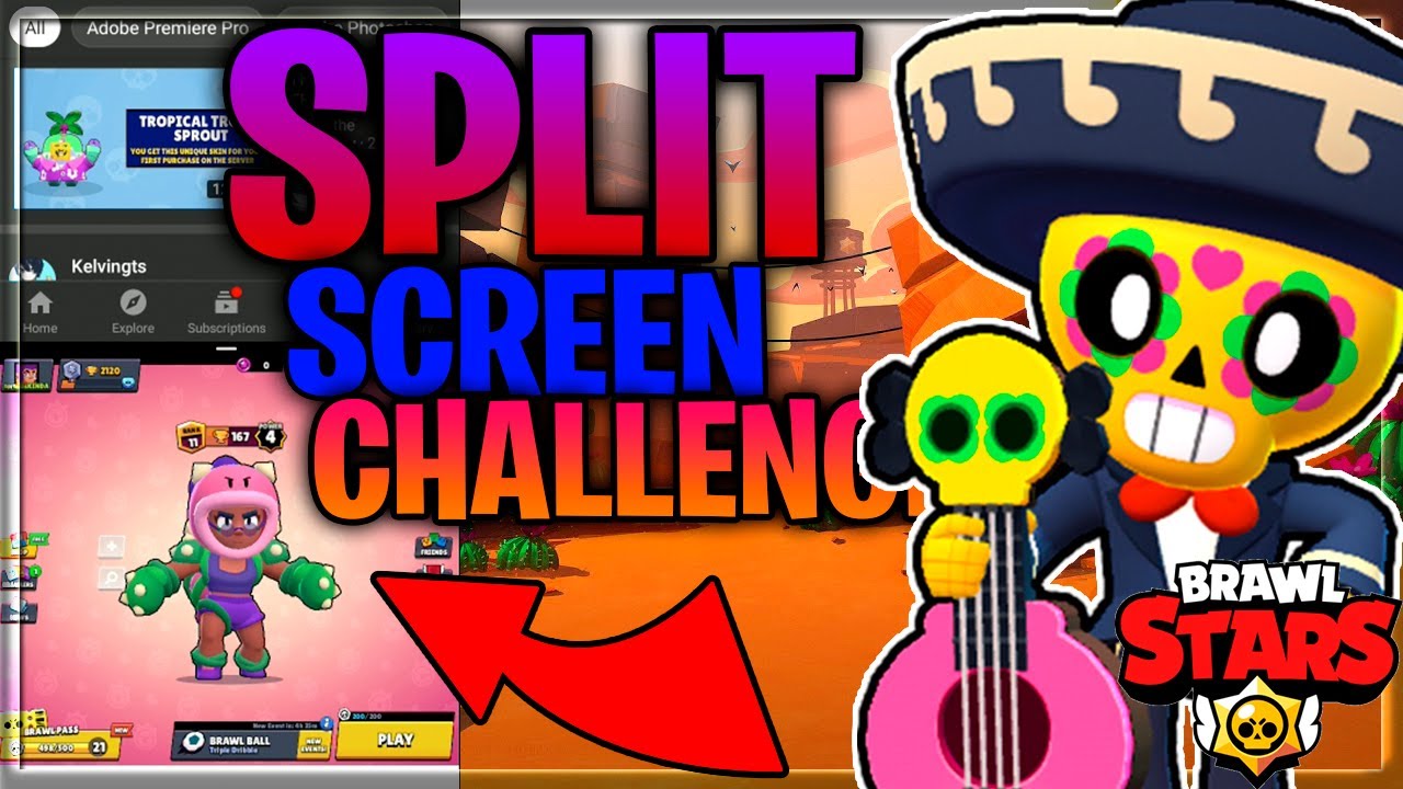 Split Screen Challenge! | Labai keista (Brawl Stars lietuviskai) - YouTube