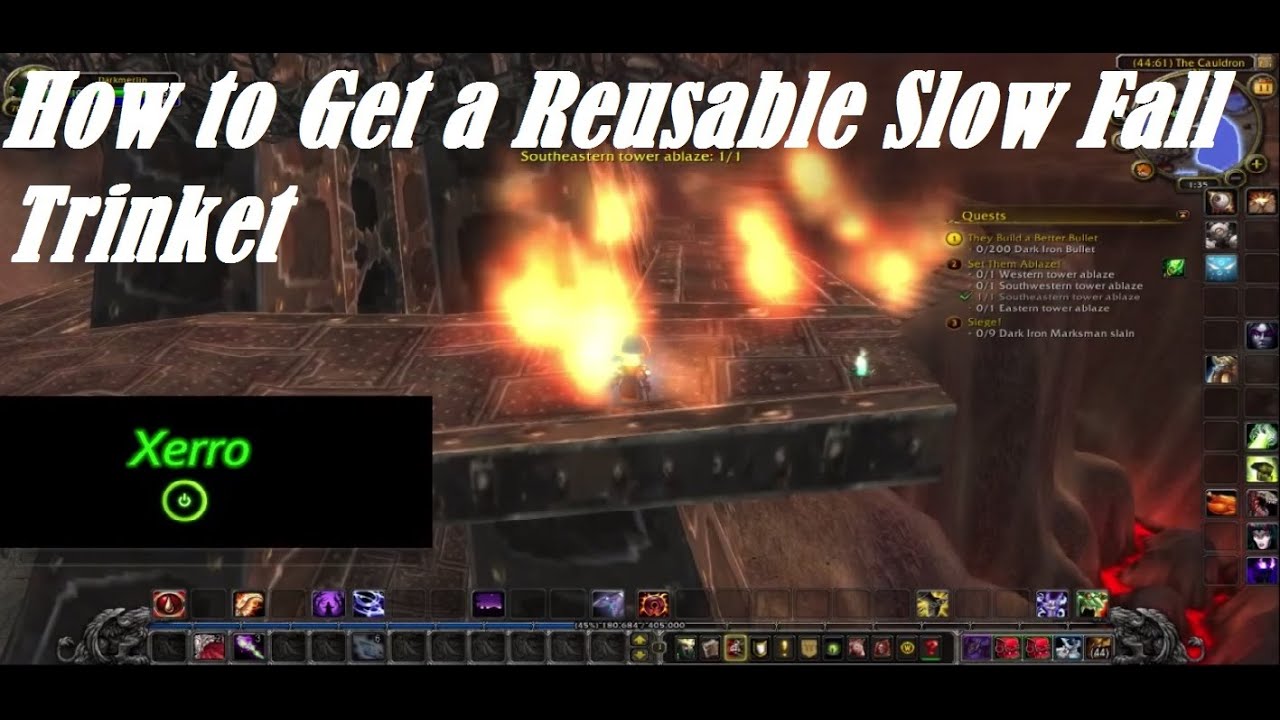 Warcraft: How to Get a Reusable Slow Fall Trinket for any Character ...
