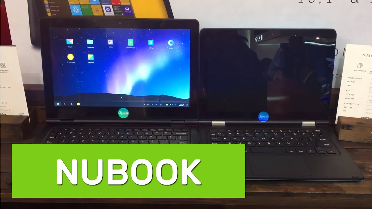 Wolder Nubook 10,1" & 11,6" con Remix OS | Video Preview MWC 2016 di Spazio iTech - YouTube