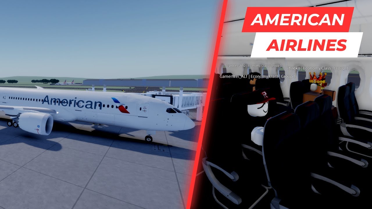 ROBLOX | American Airlines - Economy Class [B787-9] (Roblox Airline ...