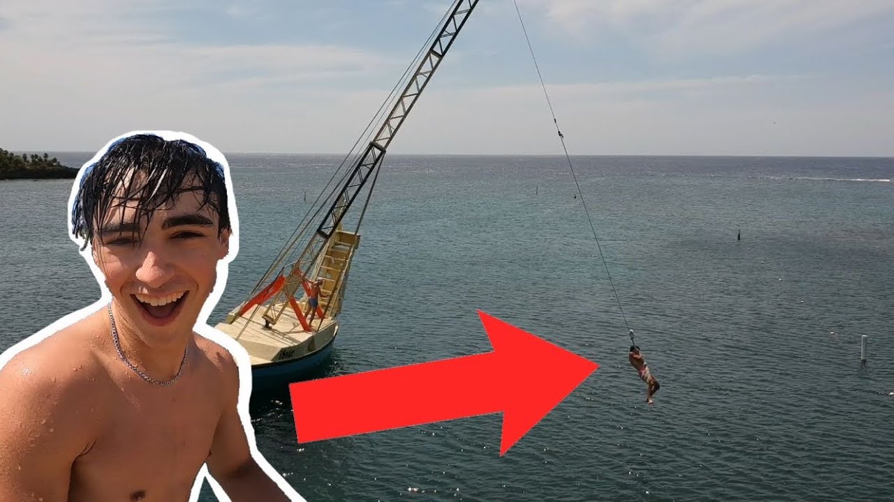 Jumping Off A Pirate Ship In Paradise! - YouTube