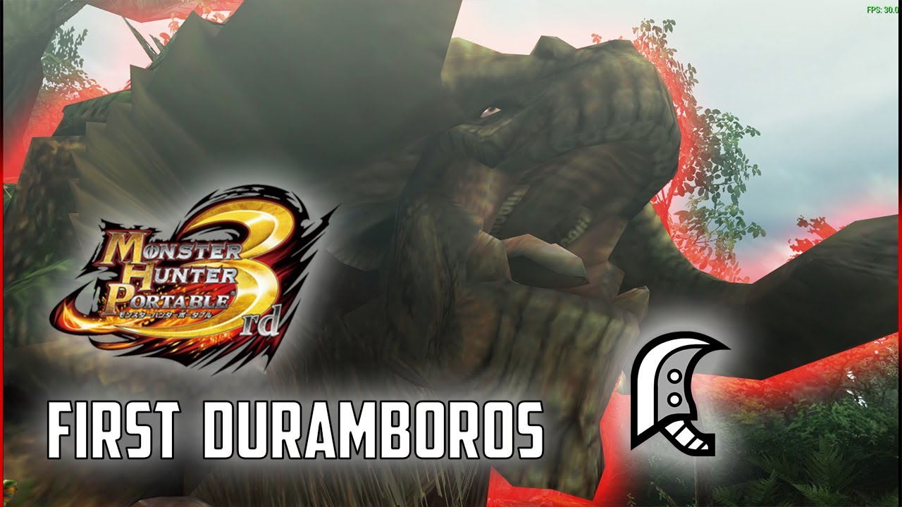 Return to MHP3rd | First Duramboros [Greatsword] - YouTube
