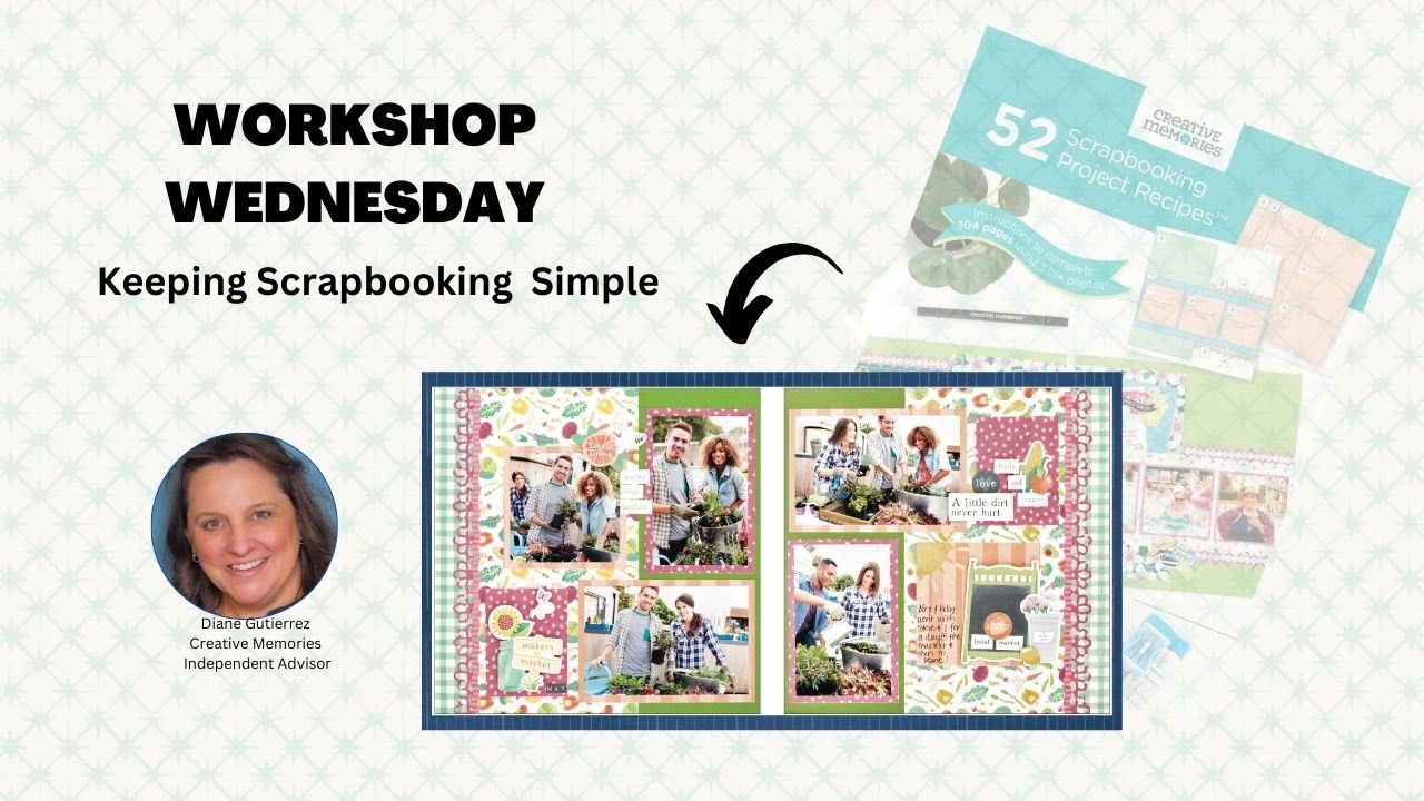 The Art of Simple Scrapbooking: Project Recipe - YouTube