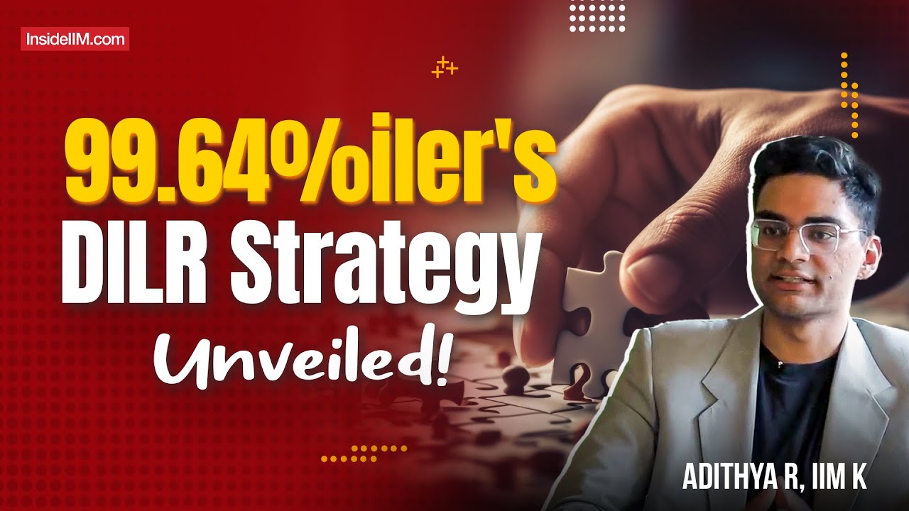 Master CAT 2024 DILR: 99.64 Percentile Strategy Revealed , Ft. Adithya ...
