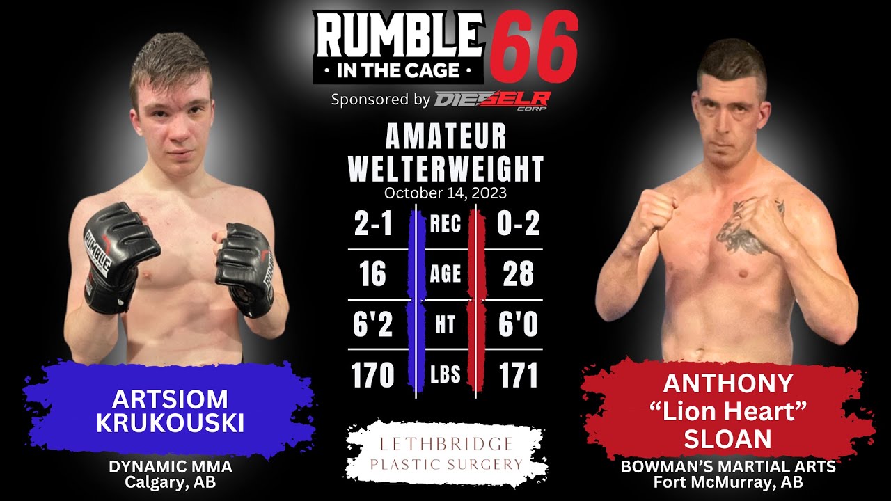 RITC 66 Artsiom Krukouski vs Anthony Sloan | Oct 14, 2023 - YouTube