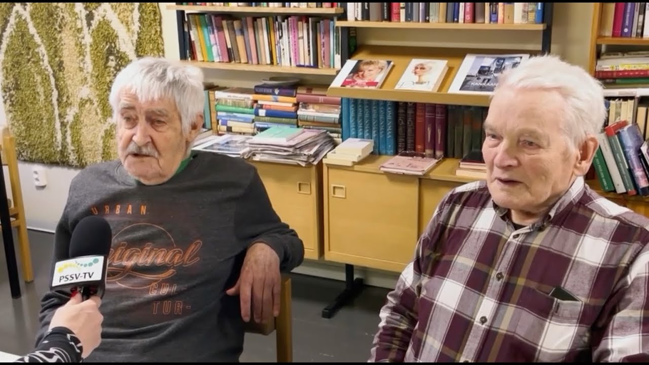 Haastateltavina Ilmari Kangasniemi 91 v. ja Lauri Kivistö 90 v. - YouTube