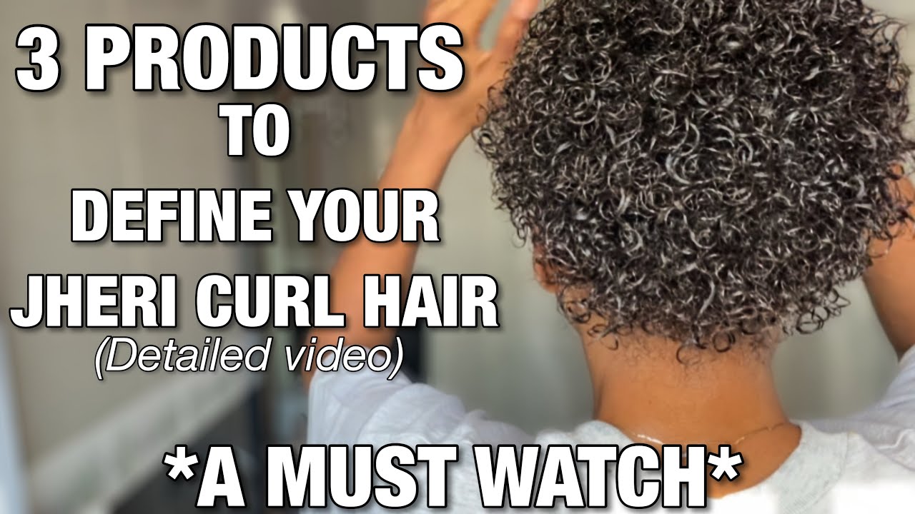 I DEFINE my short curly hair with 3 PRODUCTS | #jhericurl | *A MUST ...