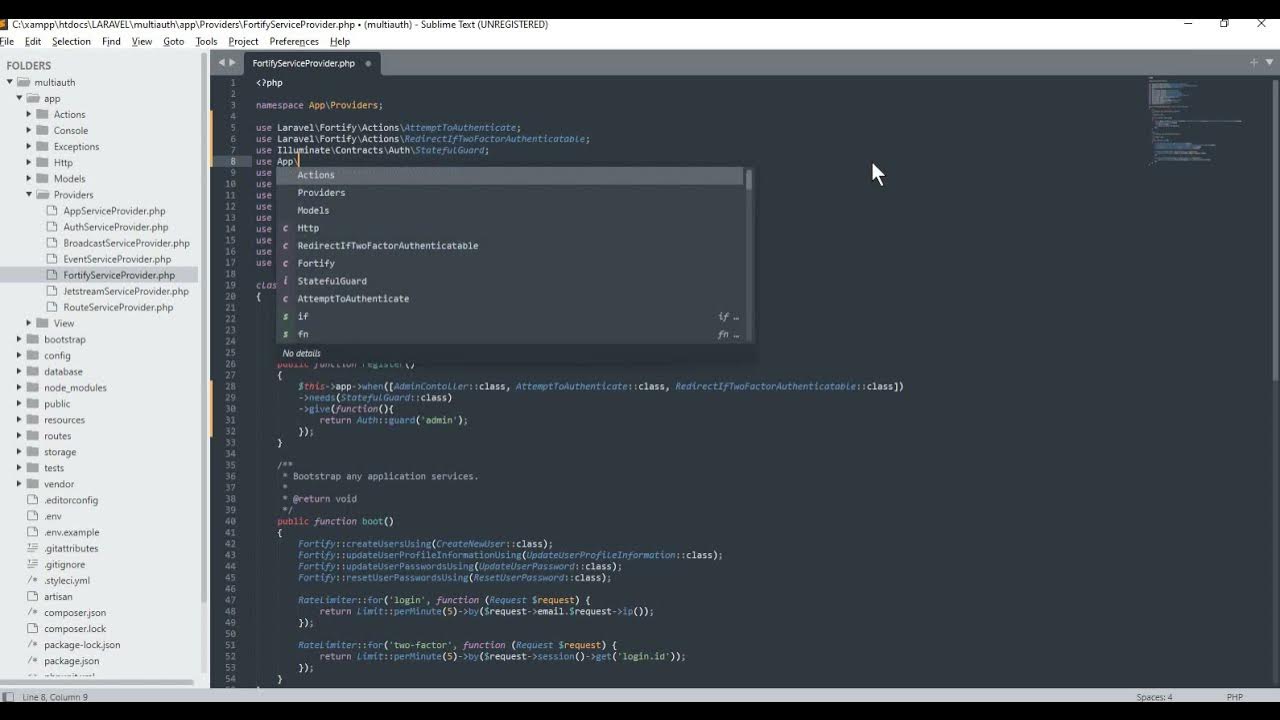 Laravel 8 Multi Authentication With Jetstream Fortify And Livewire Part