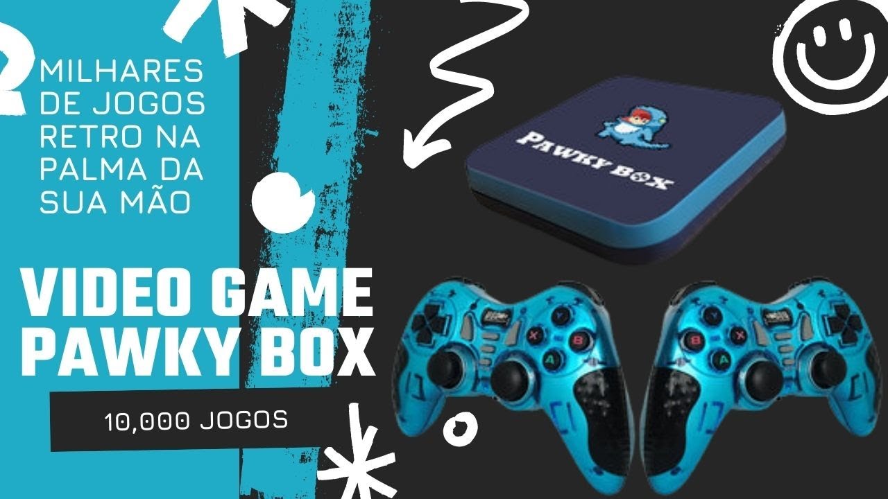 PAWKY BOX VIDEO GAME BOLADÃO COM MAIS DE 10,000 JOGOS. - YouTube
