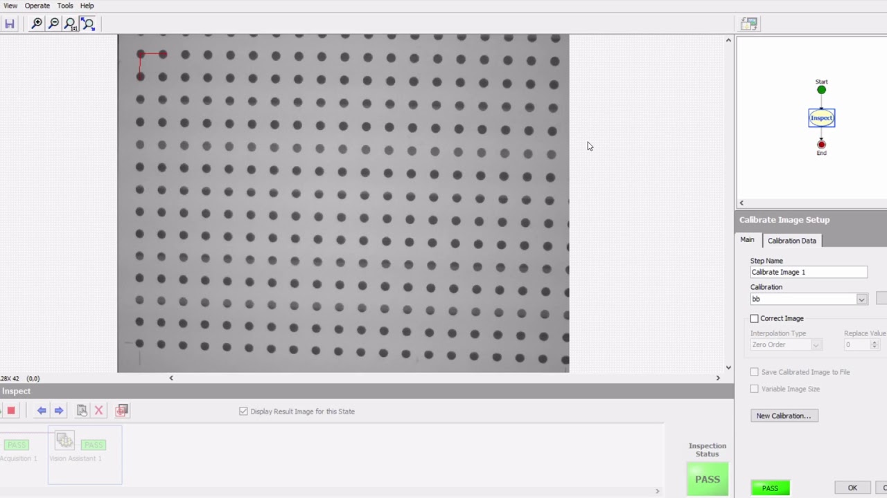 NI Vision Builder AI 2015 - Calibration grid - YouTube