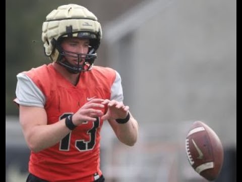 Post-Army Spring Practice No. 1 with QB Bryson Daily (3/22/23) - YouTube