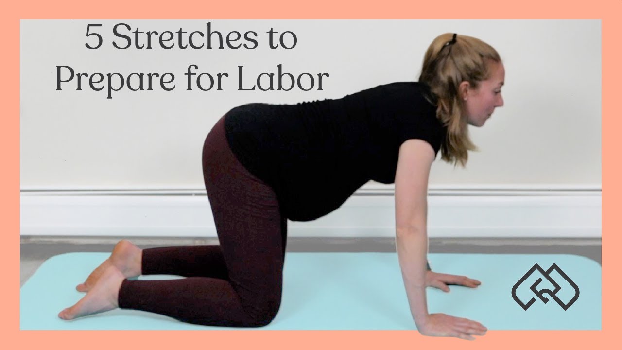 5 Stretches to Prepare for Labor | Moment for Movement - YouTube