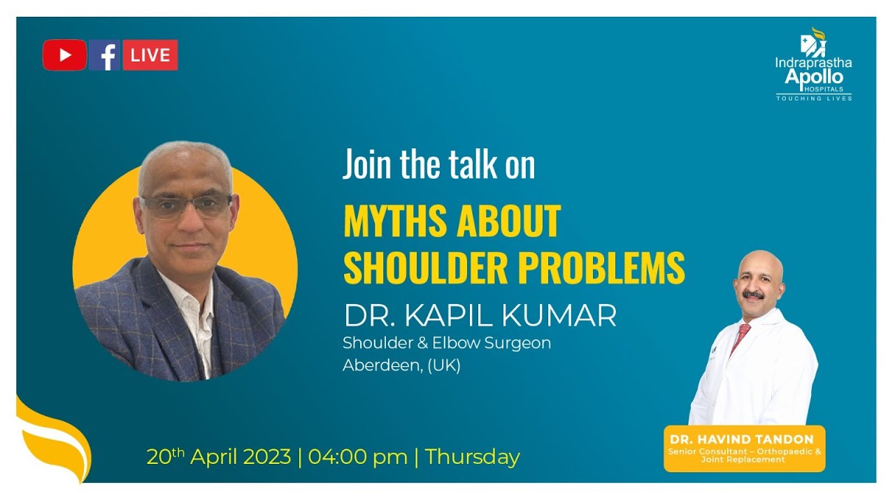 Myth about Shoulder Problems - Dr. Kapil Kumar - YouTube