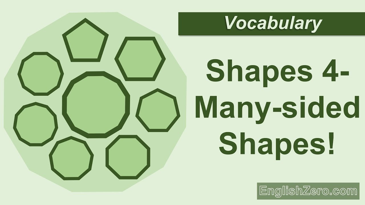 Shapes 4- Many-sided Shapes! - YouTube