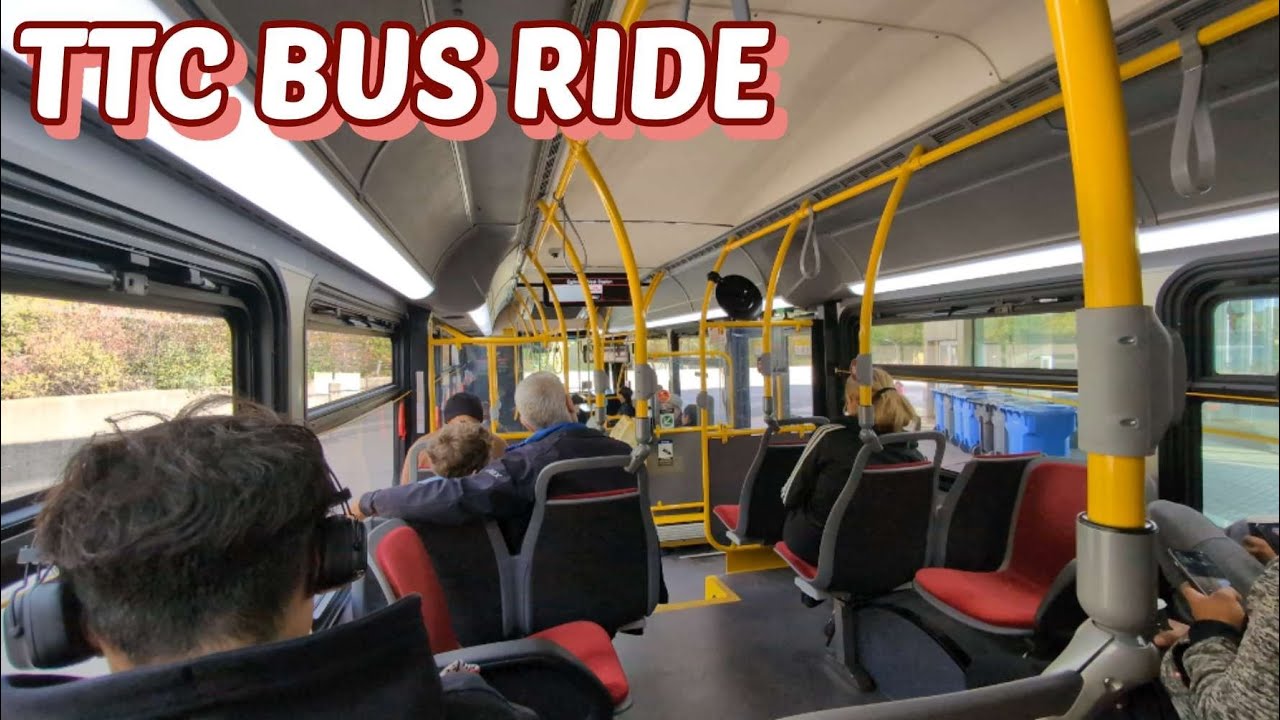 TTC 32 Bus Ride from Eglinton West Station to Yonge Street - YouTube