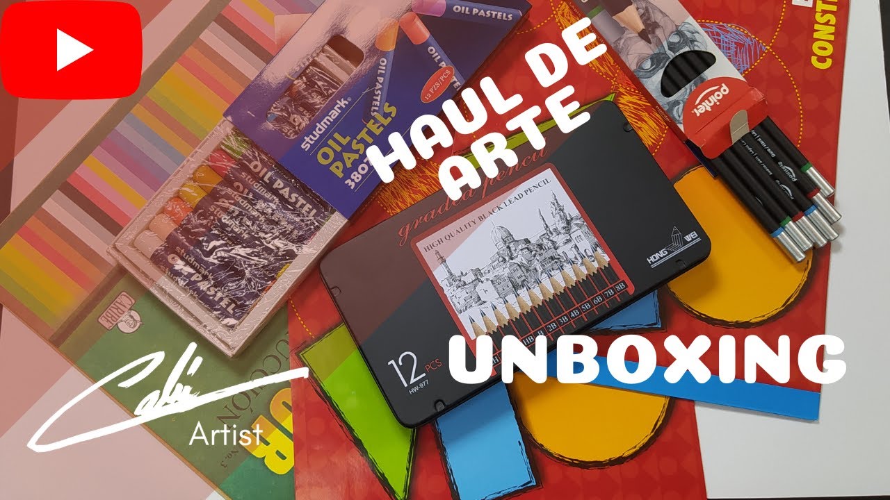 Haul de Arte, Unboxing de material de arte. - YouTube