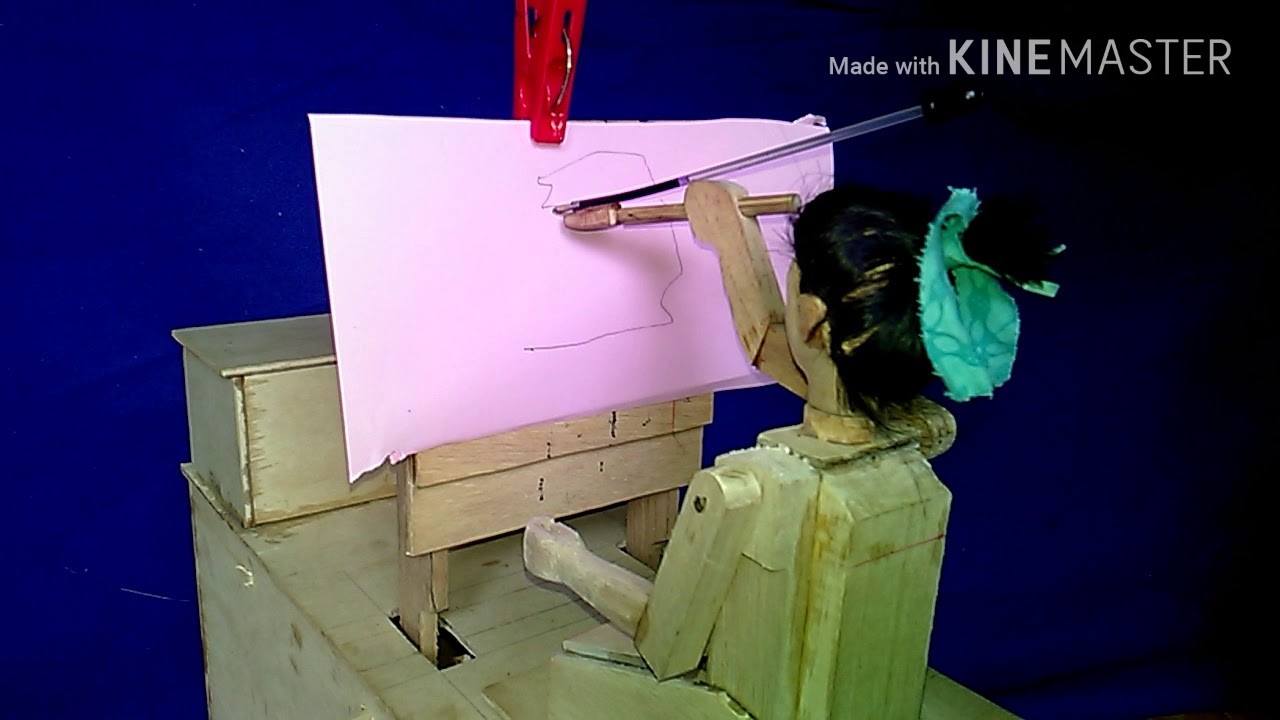 Tes Drawing automaton - YouTube