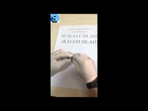 Suikast silahı kalemi