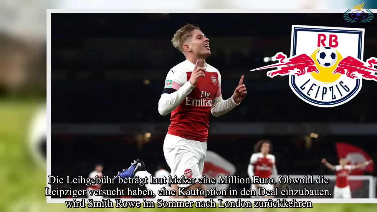Fix: RB Leipzig leiht Smith Rowe von Arsenal aus - YouTube