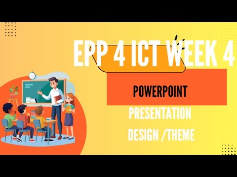 EPP 4 ICT Week 4 S.Y 2025-2026-PowerPoint Presentation -Design /Theme-revised Kto12 Education ...