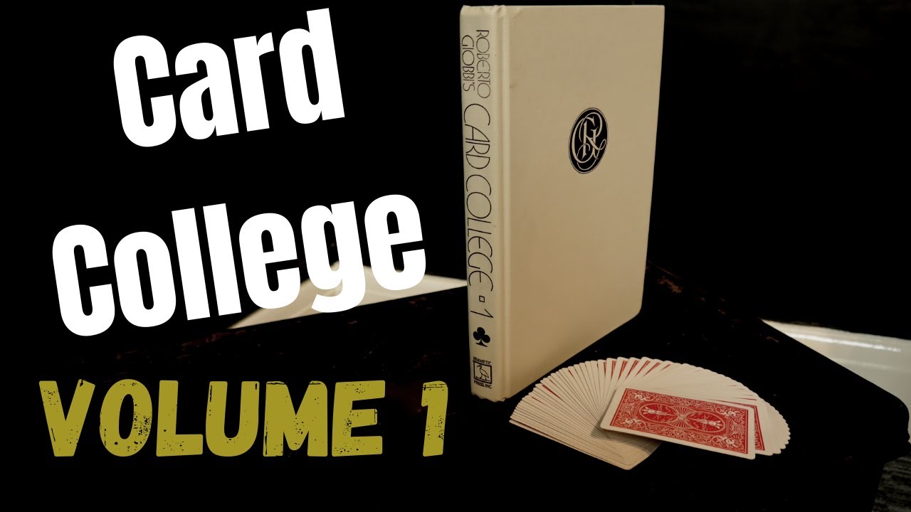 Whats inside Card College Volume 1 By Roberto Giobbi's - YouTube