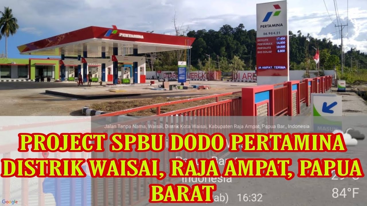 Project pembangunan spbu Pertamina, Waisai, raja Ampat, Papua barat # ...