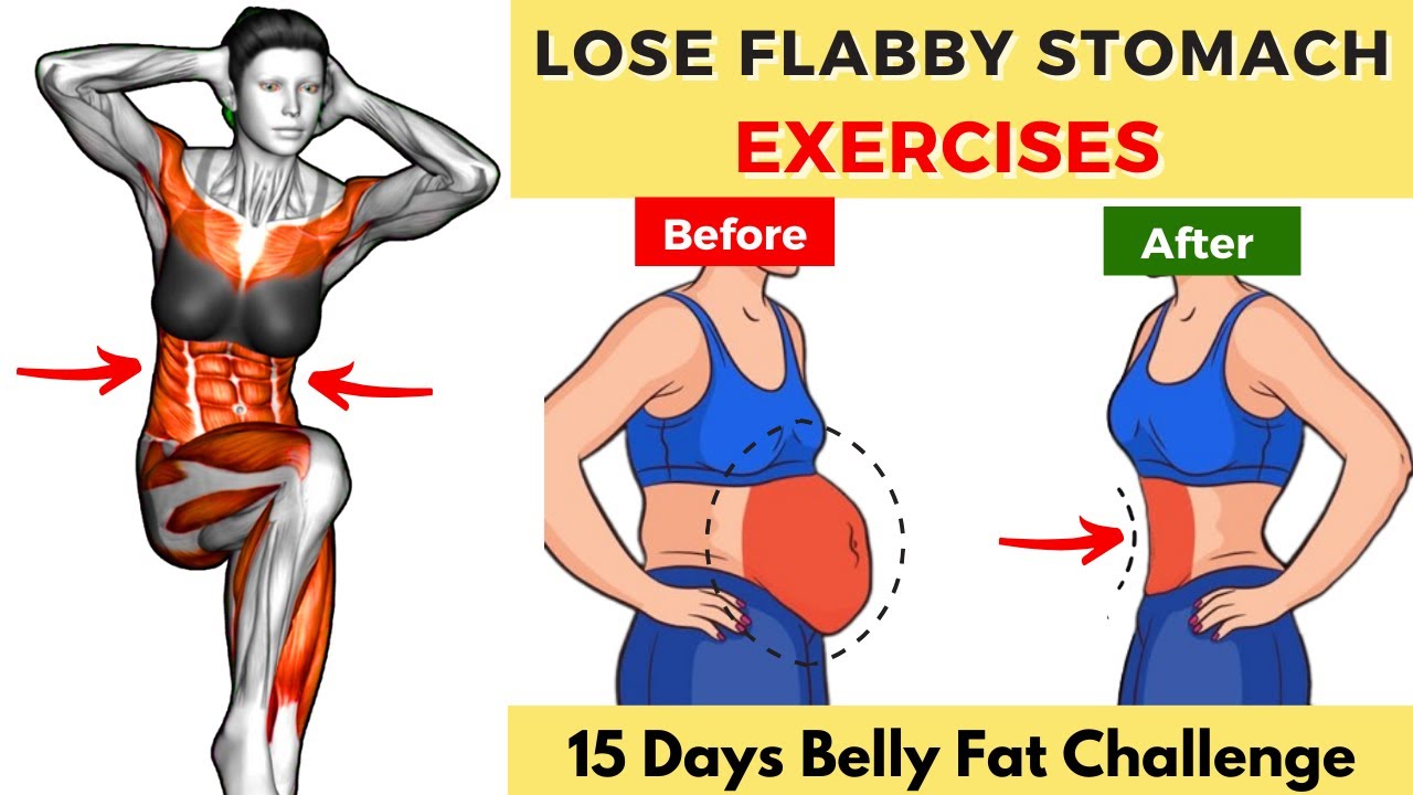 30 minute STANDING Burn Belly Fat 🔥Abs Workout | REDUCE 'FLABBY STOMACH ...