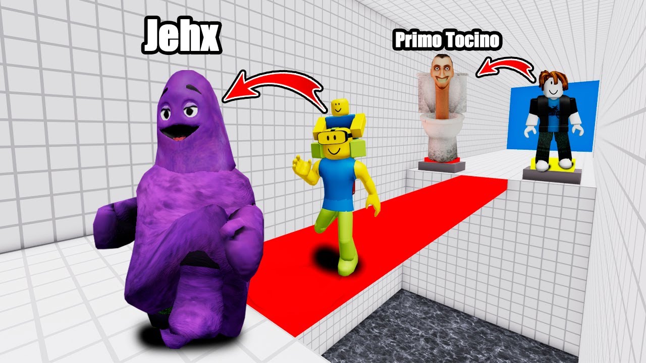 EL PRIMO TOCINO Y JEHX SE TRANSFORMAN EN GRIMACE Y SKIBIDI TOILET PARA ...