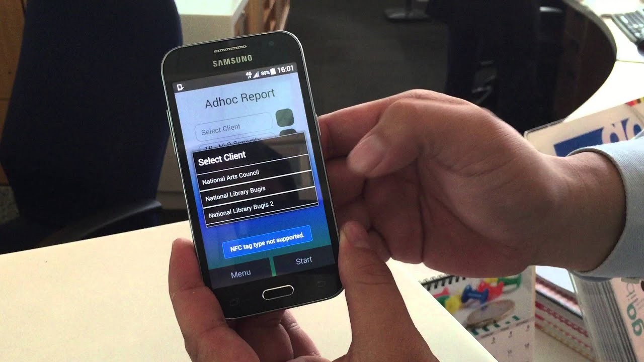 Features of iREP system on a mobile phone - YouTube