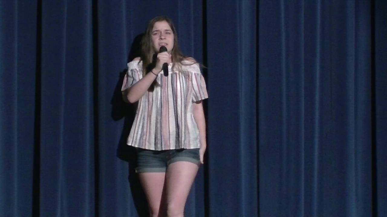 Cadence singing "Burn" from Broadway's Hamilton, dress rehearsal - YouTube