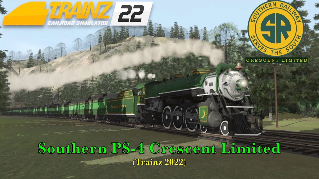 Southern PS-4 The Crescent Limited (Trainz 2022) - YouTube