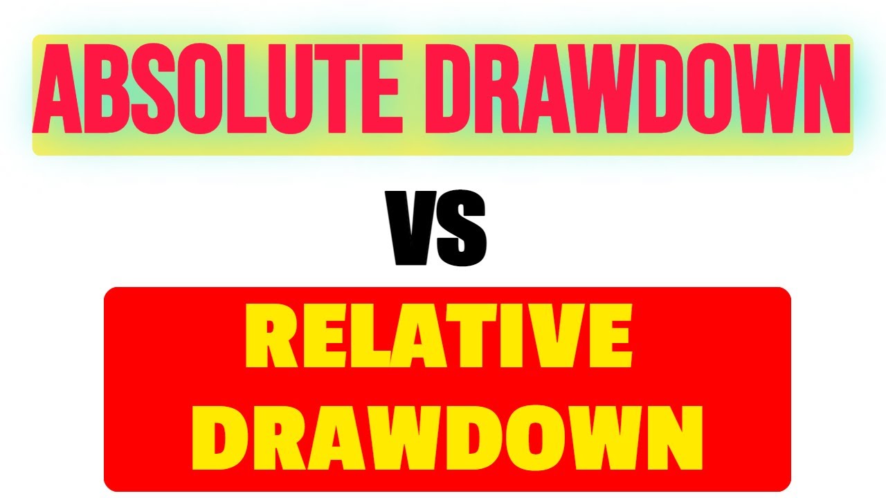 ماهو الفرق بين ABSOLUTE DRAWDOWN و RELATIVE DRAWDOWN بالنسبة للخسارة ...
