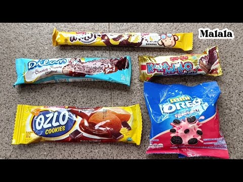 Hunting Jajan, oreo mini strawberry, ozlo cookies, chocho karamello ...