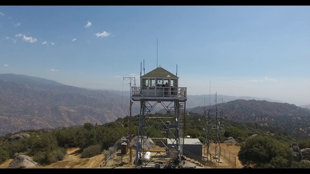Colors of National Forest Service Oak Flat Lookout Tower - YouTube