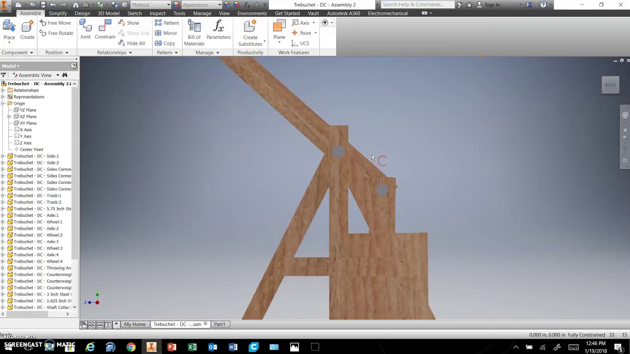 Trebuchet Side Template Sketch - YouTube