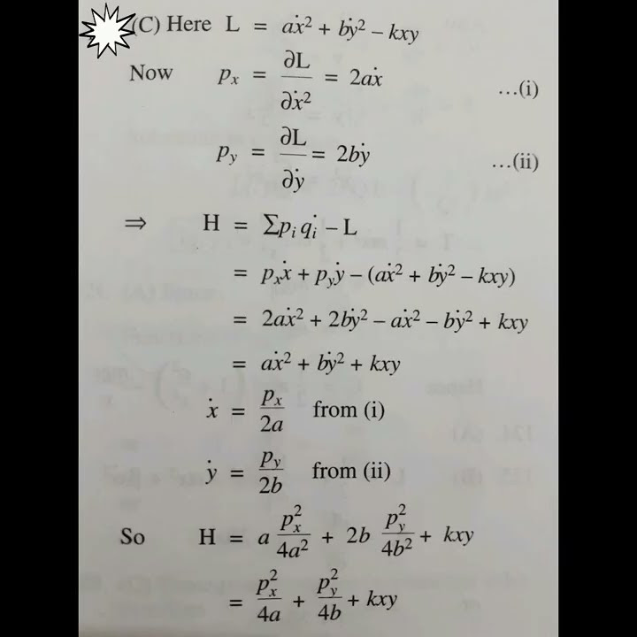 classical mechanics most important problems with solutions for csir-ugc,net/jrf, gate,jest,iit ...