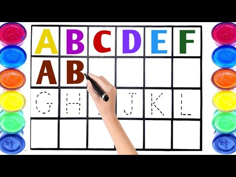 Learn ABCD,Collection for alphabet writing along the dot line for kid ...
