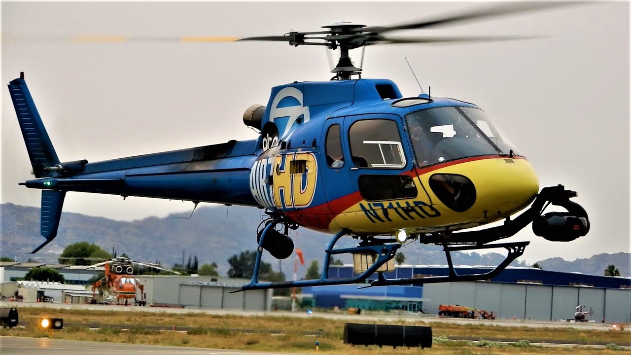 AS350 / H125 AIR7HD ABC News Helicopter - Airbus N71HD - YouTube
