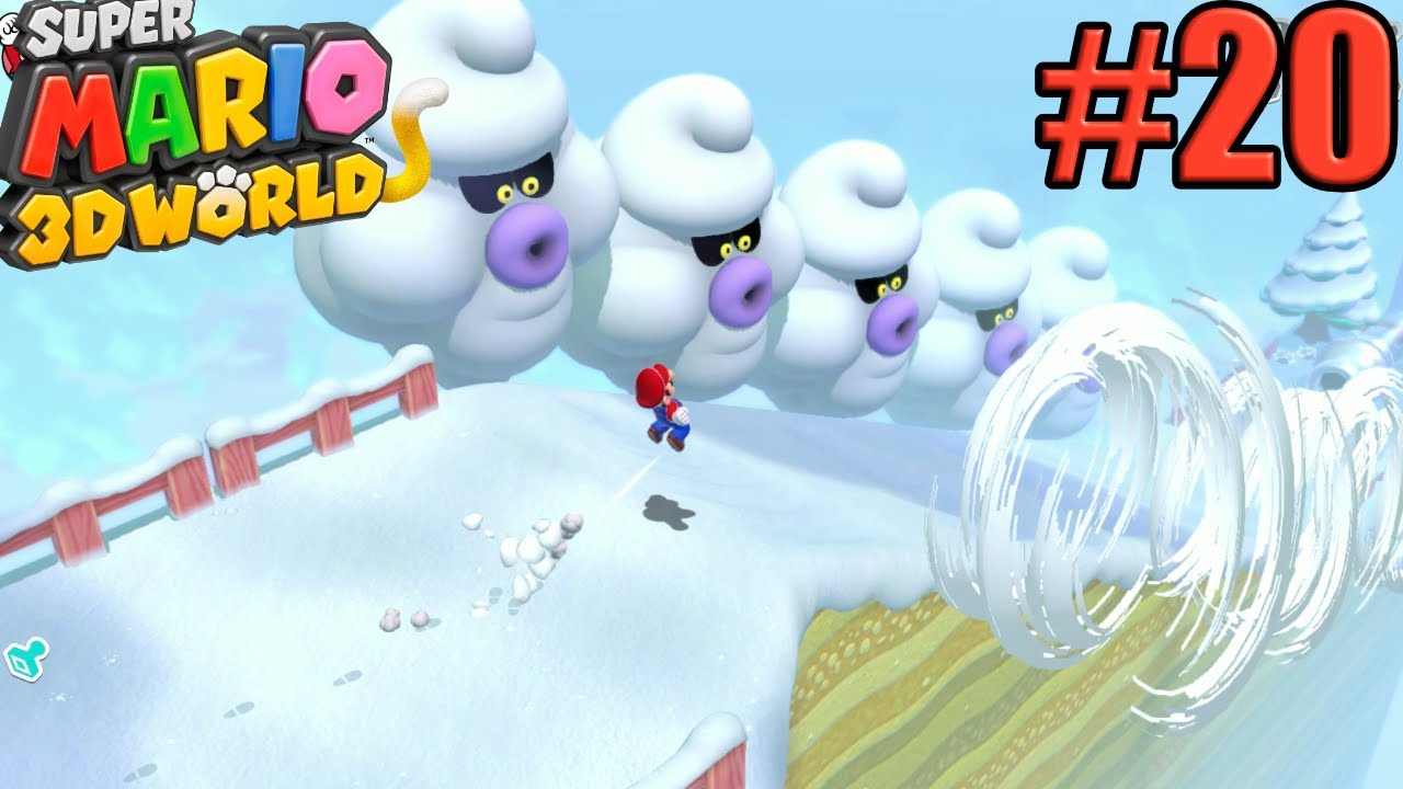 Super Mario 3D World Part 20: Ice Skating Fun! - YouTube